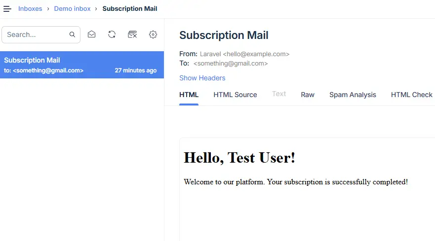 Laravel 12 Send Mail Using Queue and Job - Programmingmindset.com Laravel 12 Send Mail Using Queue and Job - Programmingmindset.com